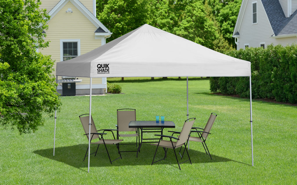 Quik Shade - QS WE100 10x10 STRAIGHT LEG CANOPY, WHITE COVER, WHITE ...