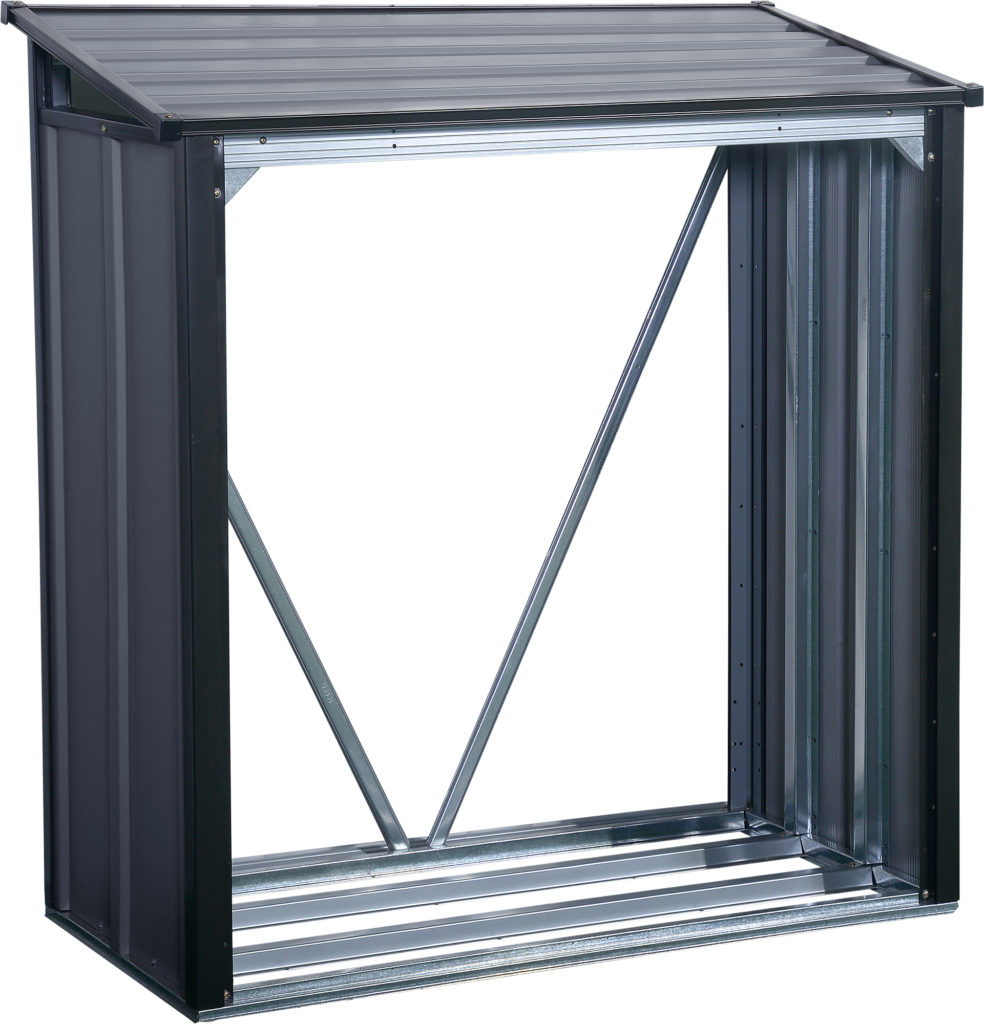 4X2 Metal Covered - Firewood Rack - Metal Carports sales and ...