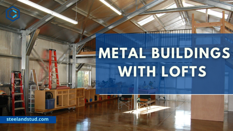 Metal Buildings With Lofts - Steel & Stud