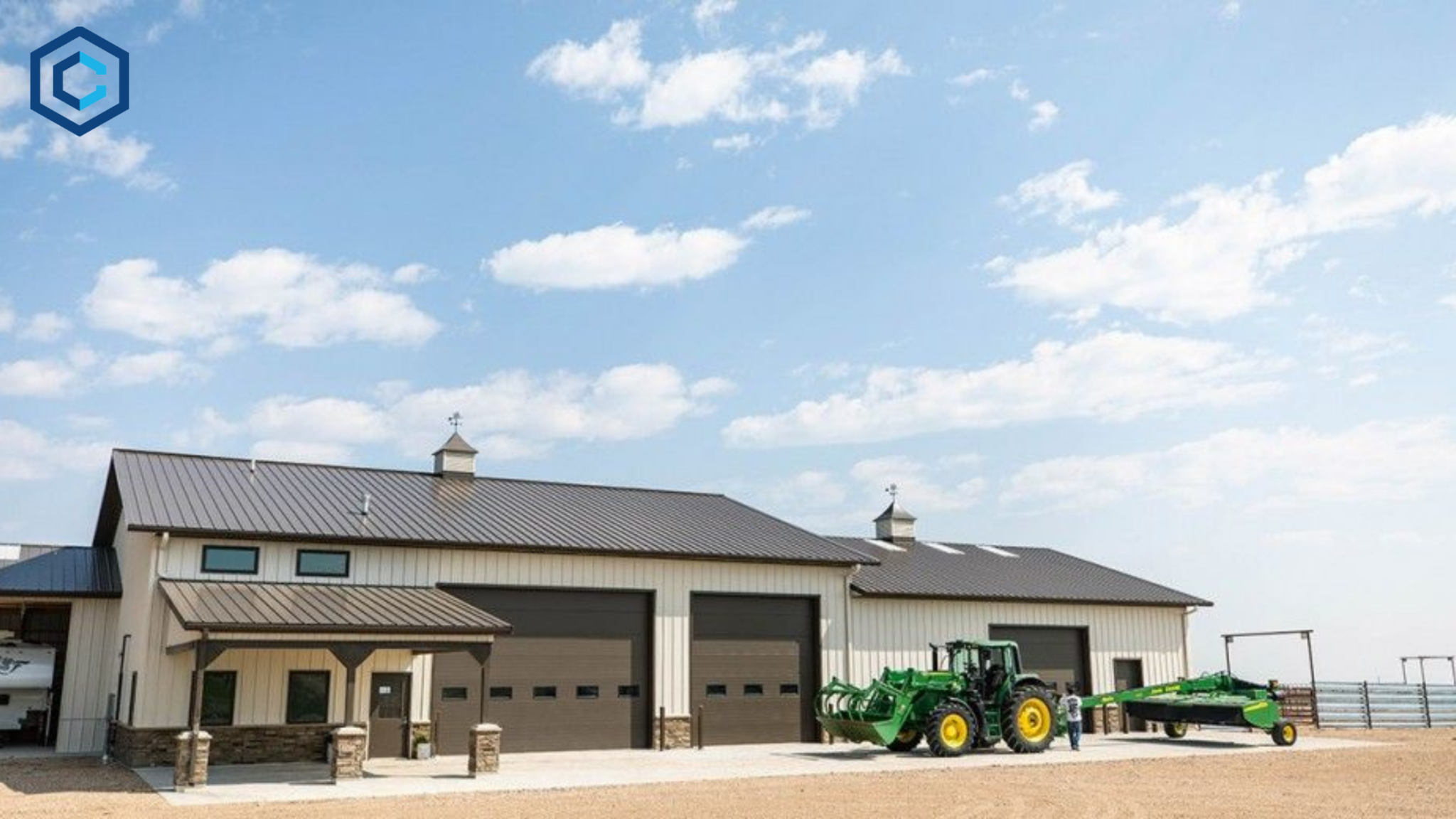 Steel Agricultural Buildings - Steel & Stud