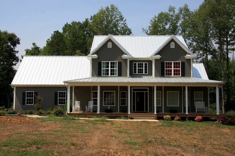 Metal Roof House Color Schemes