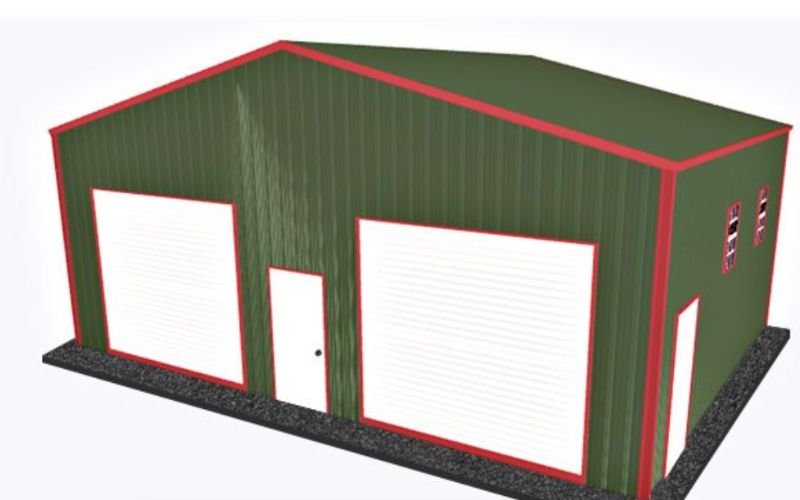 Affordable 20x40 Metal Buildings - Steel And Stud